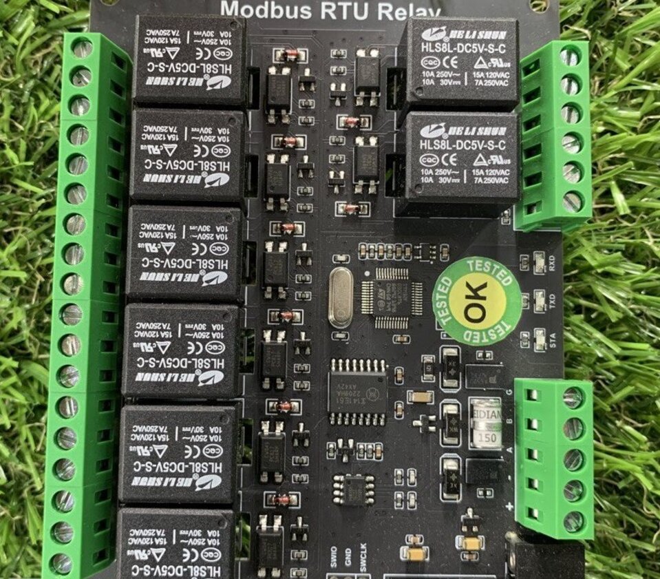 Industrial Modbus 8-Channel Relay -IoTBAY